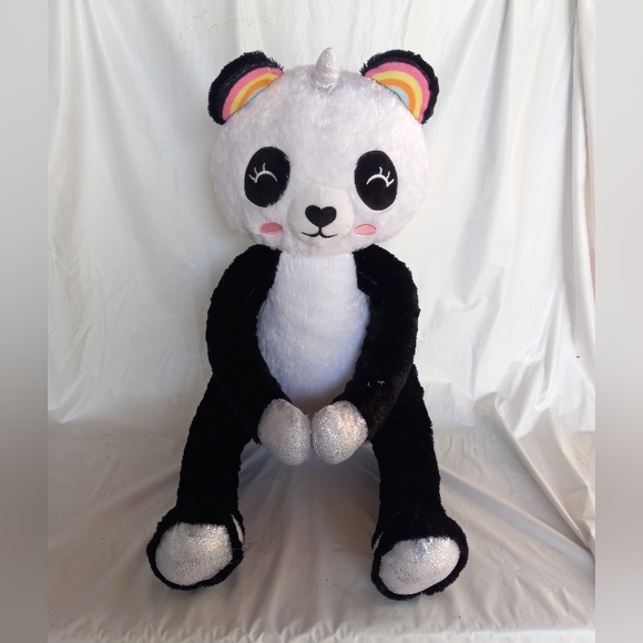 Your Zone | Toys | Your Zone Plush Panda Unicorn Animal Soft Huggable ...